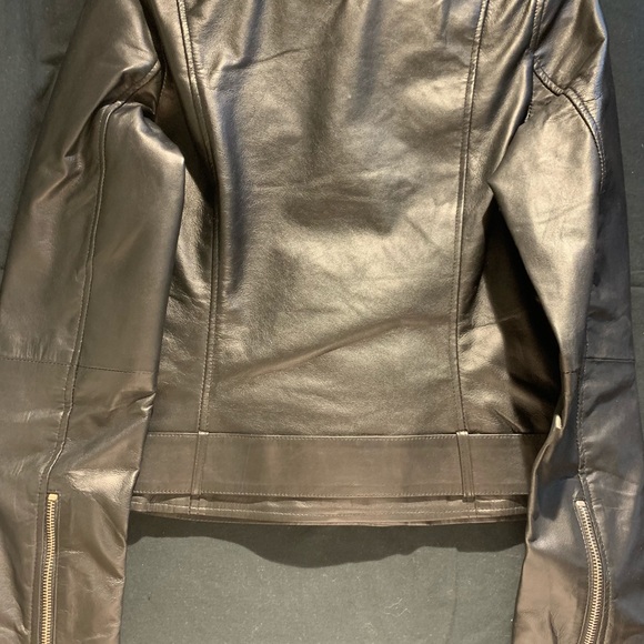 Barneys New York | Jackets & Coats | Barney New York Leather Motorcycle ...